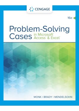 Problem Solving Cases In MS Access, Cengage eBook, 12 Months Digital Access